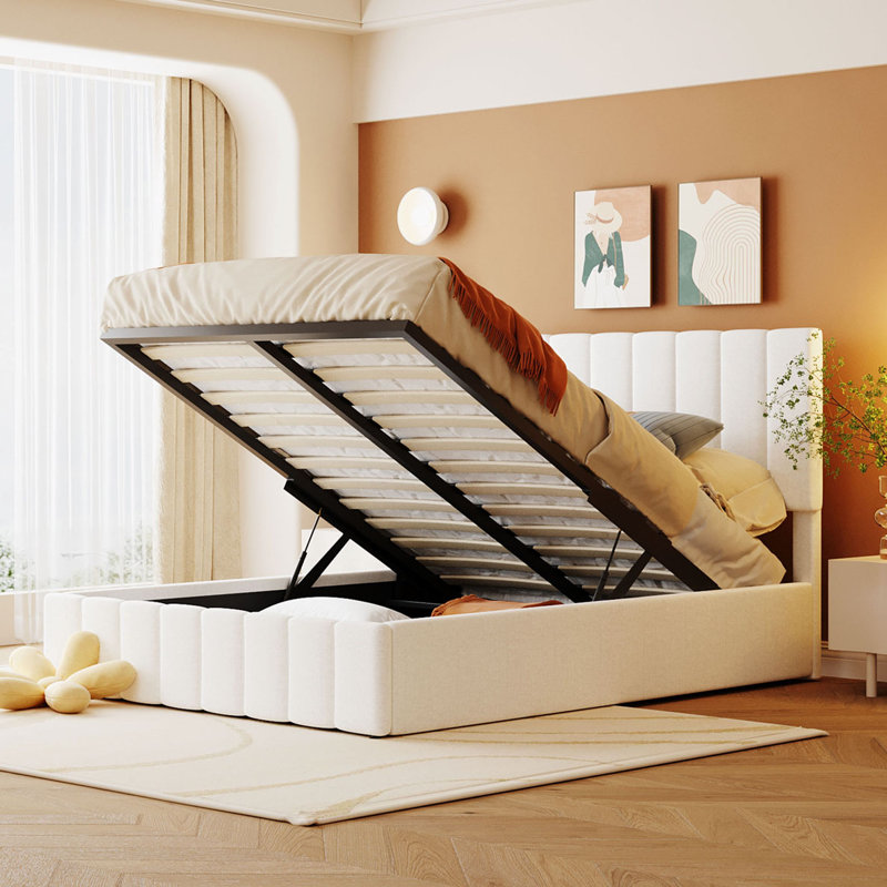 Lark Manor™ Alfie-Ray Upholstered Storage Platform Bed with Lark Manor™ Alfie-Ray Upholstered Storage Platform Bed with
